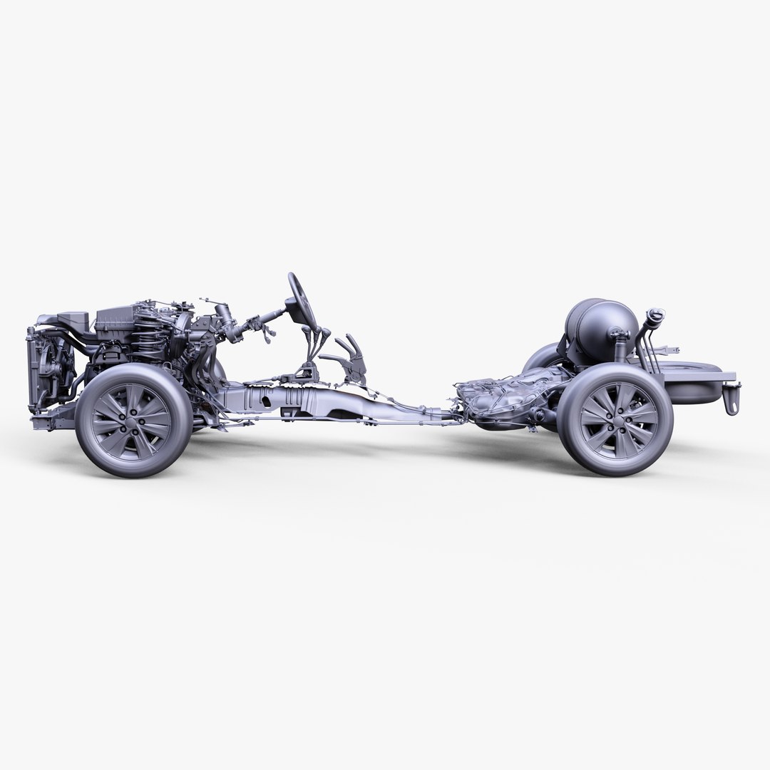 Chassis Car Detailed Model - TurboSquid 2188265
