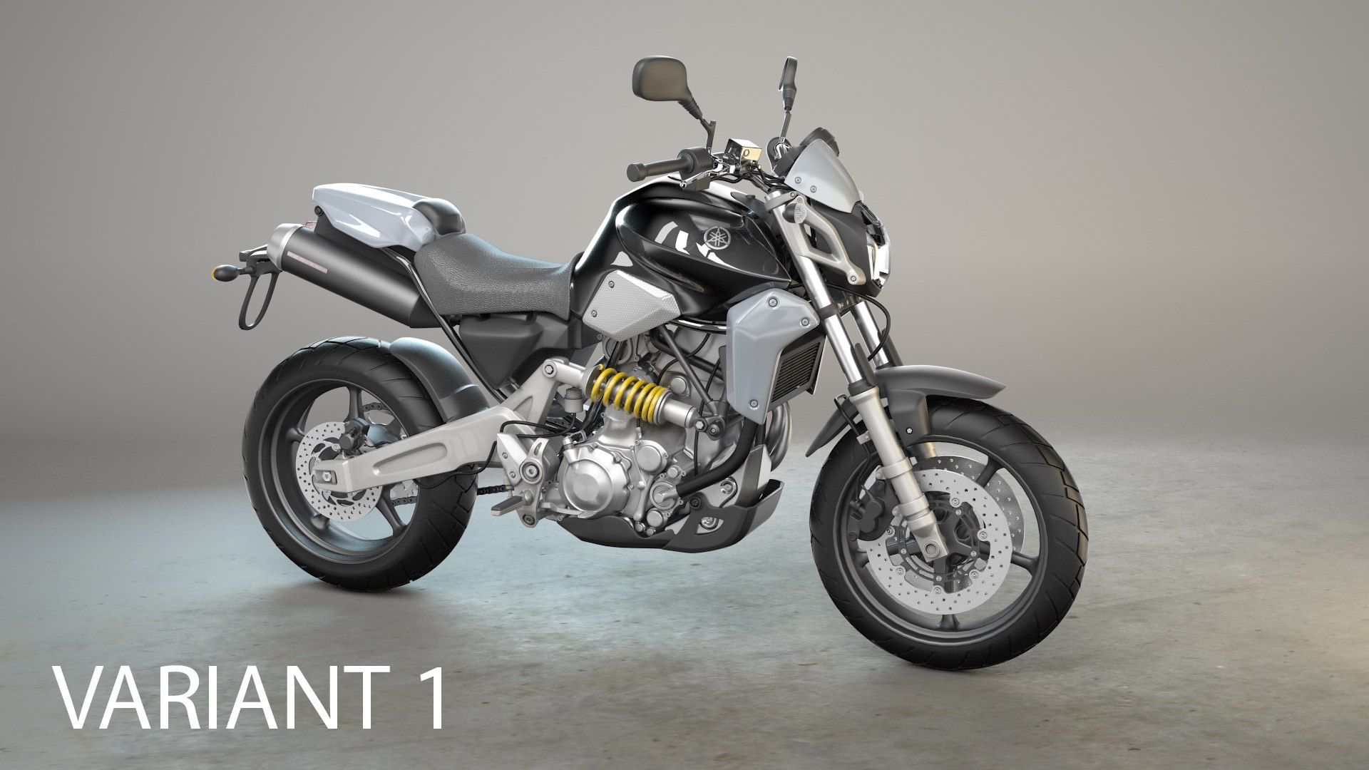 3d Yamaha Mt-03