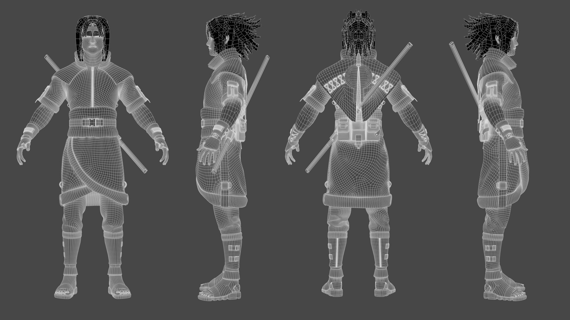 Sasuke Custom And Source Files 3D Model - TurboSquid 1793078