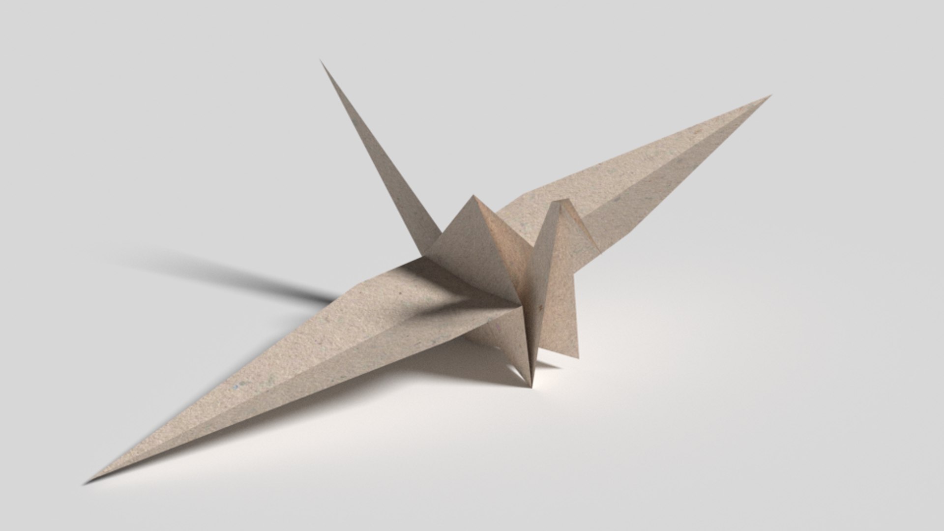 Origami Bird Model - TurboSquid 1263991