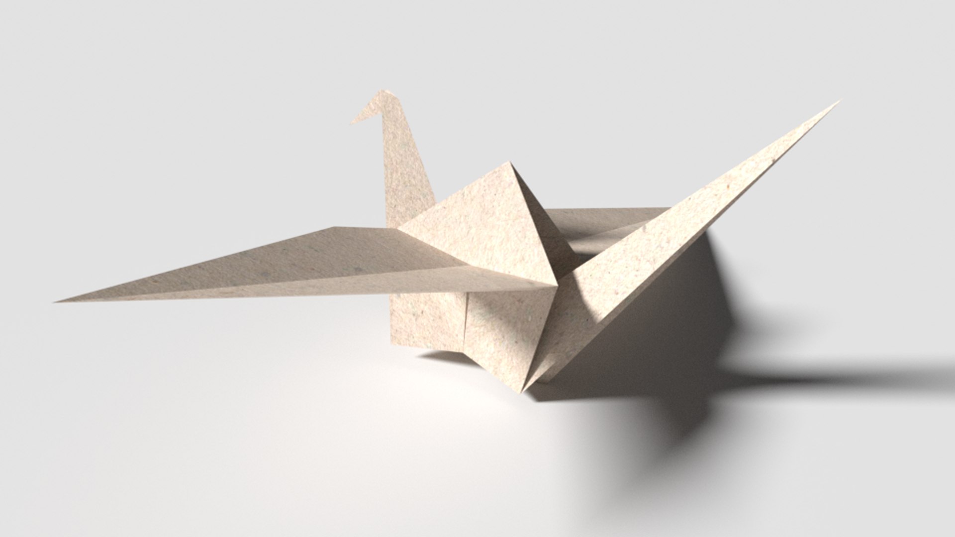 Origami Bird Model - TurboSquid 1263991