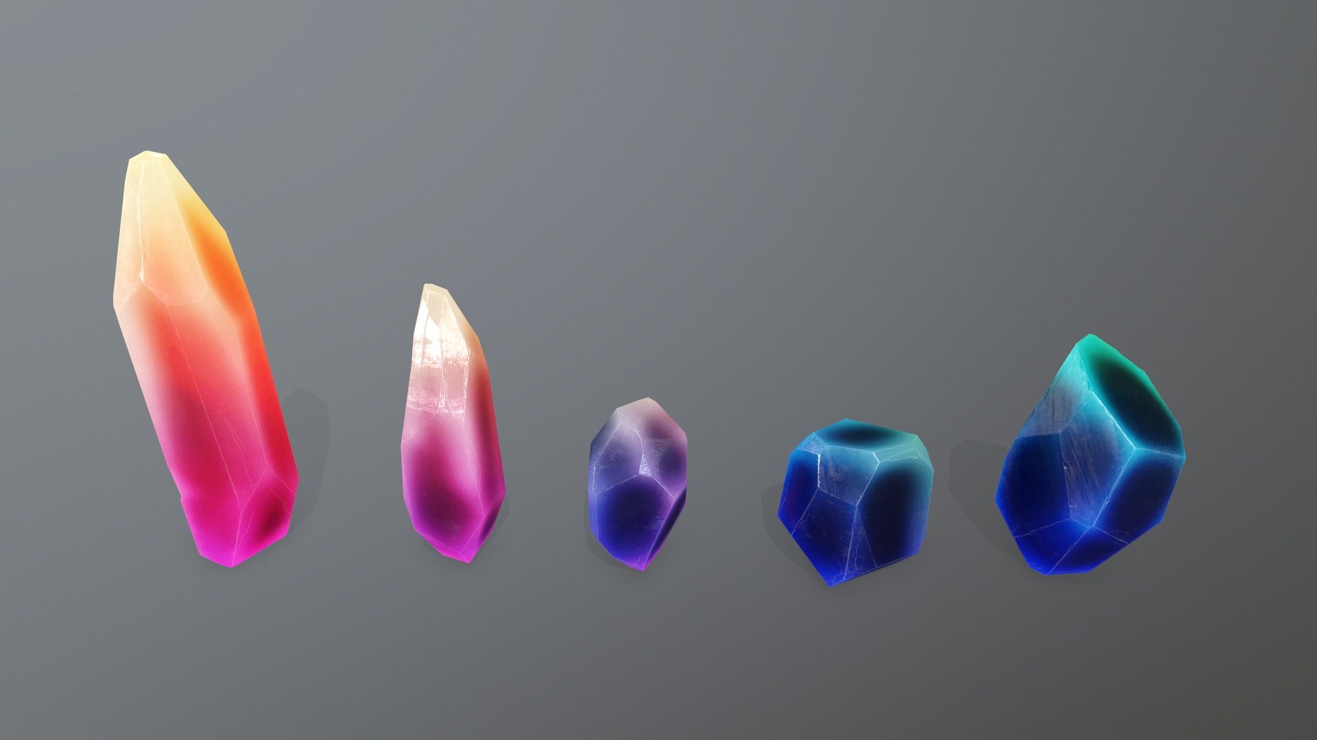 Crystal Set Model - TurboSquid 2284633