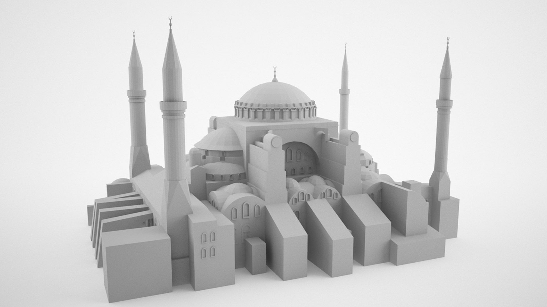 Hagia Sophia 3D Model 3D Model - TurboSquid 2017585