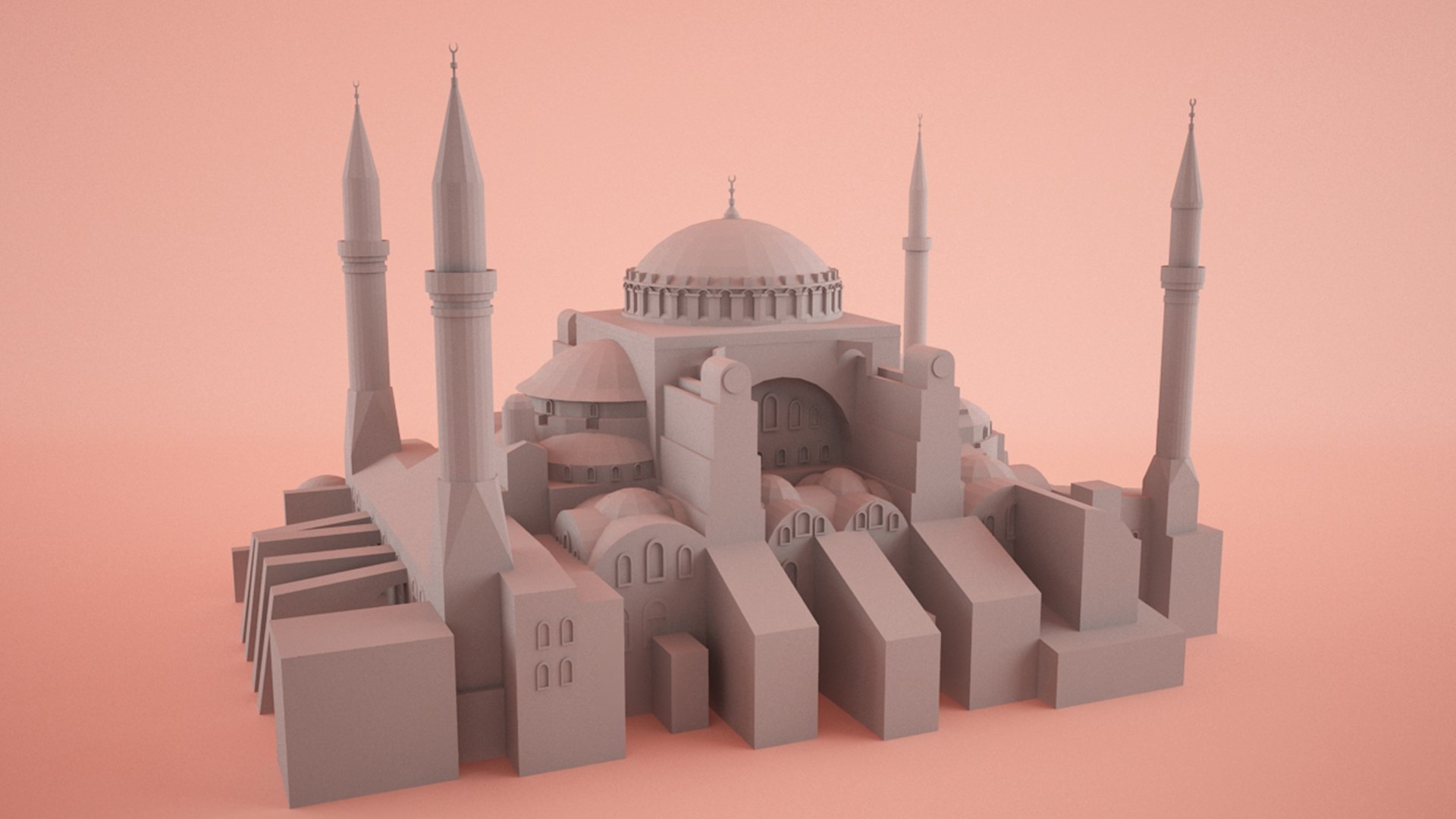 Hagia Sophia 3D Model 3D Model - TurboSquid 2017585
