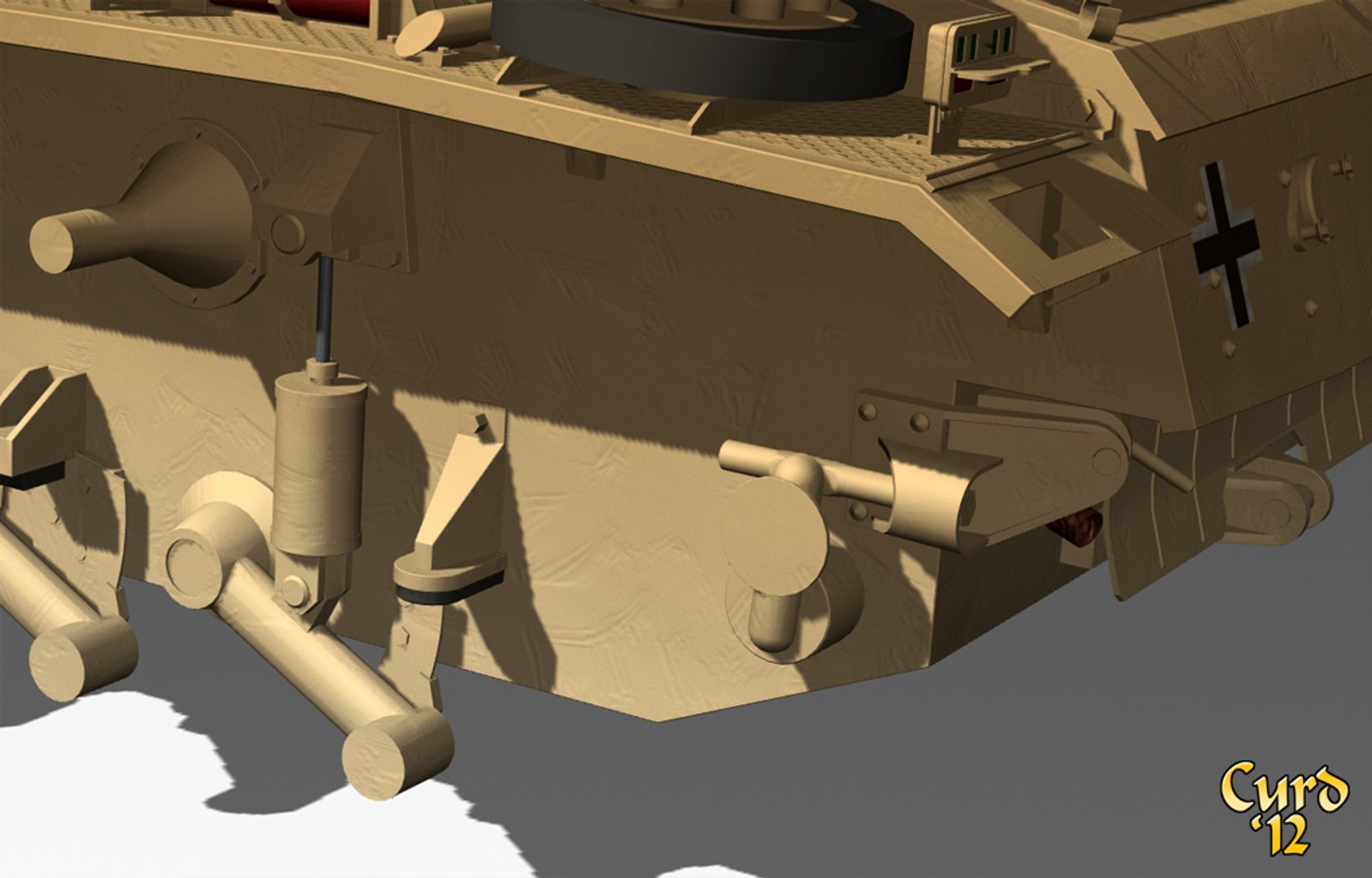 3d Model German Tank Iii