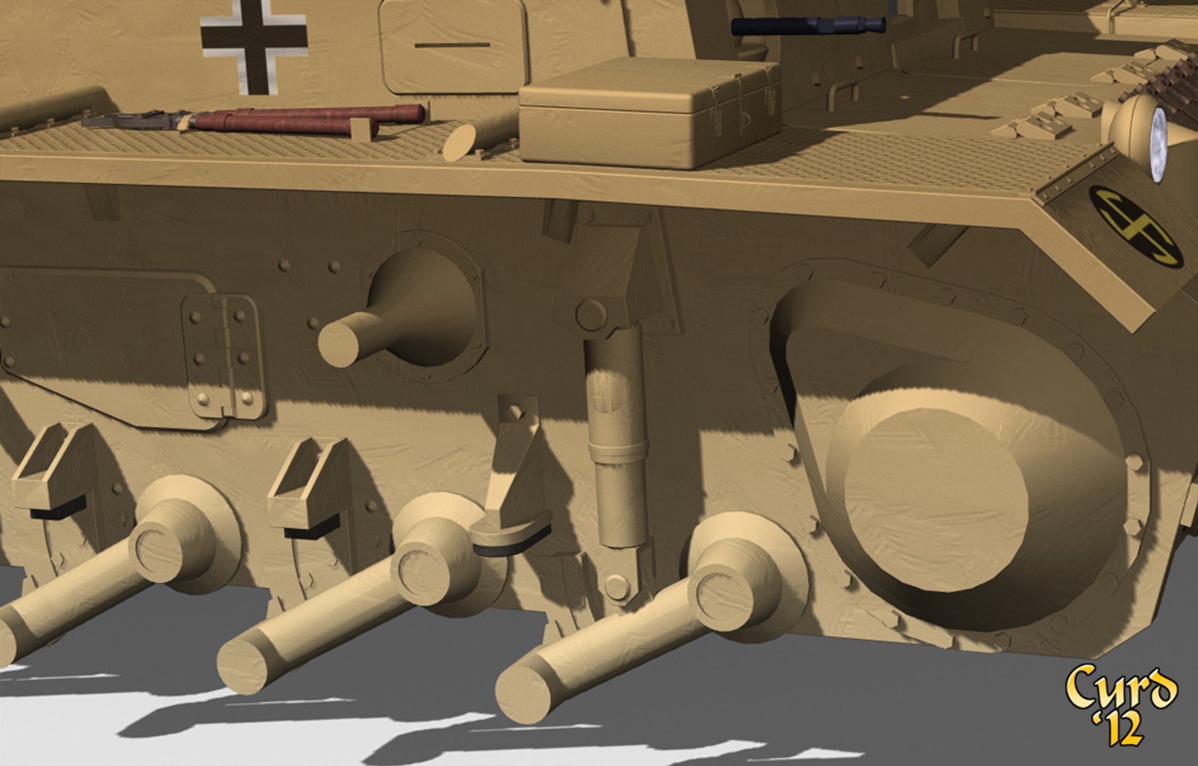 3d Model German Tank Iii