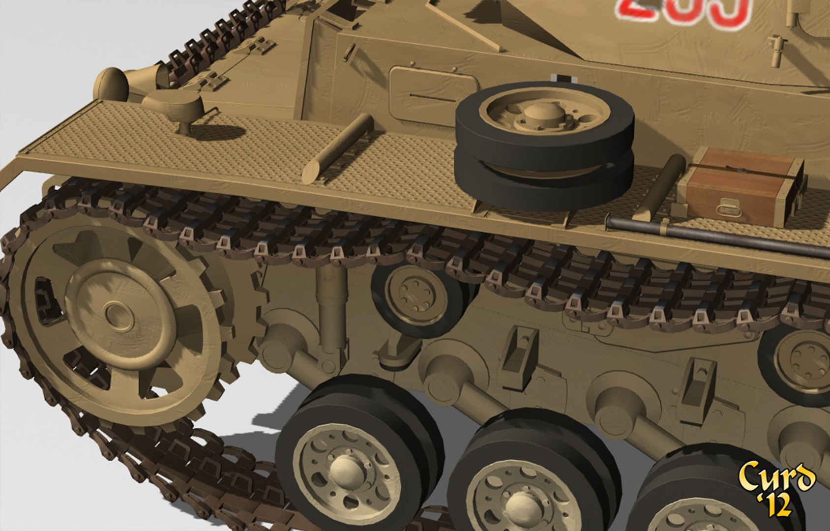 3d Model German Tank Iii