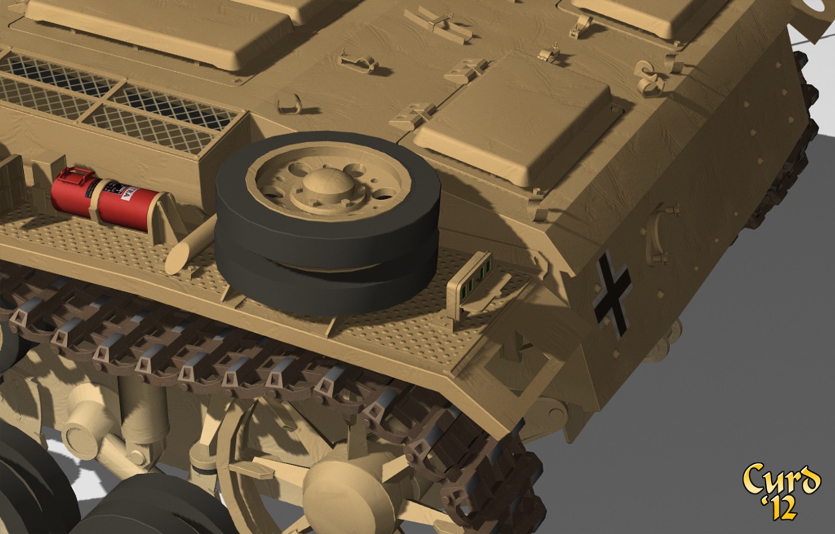 3d Model German Tank Iii