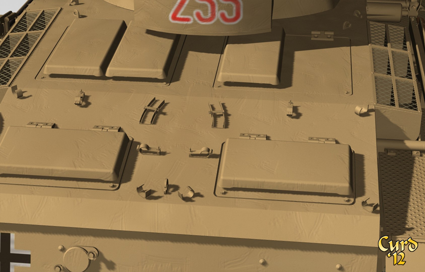 3d Model German Tank Iii