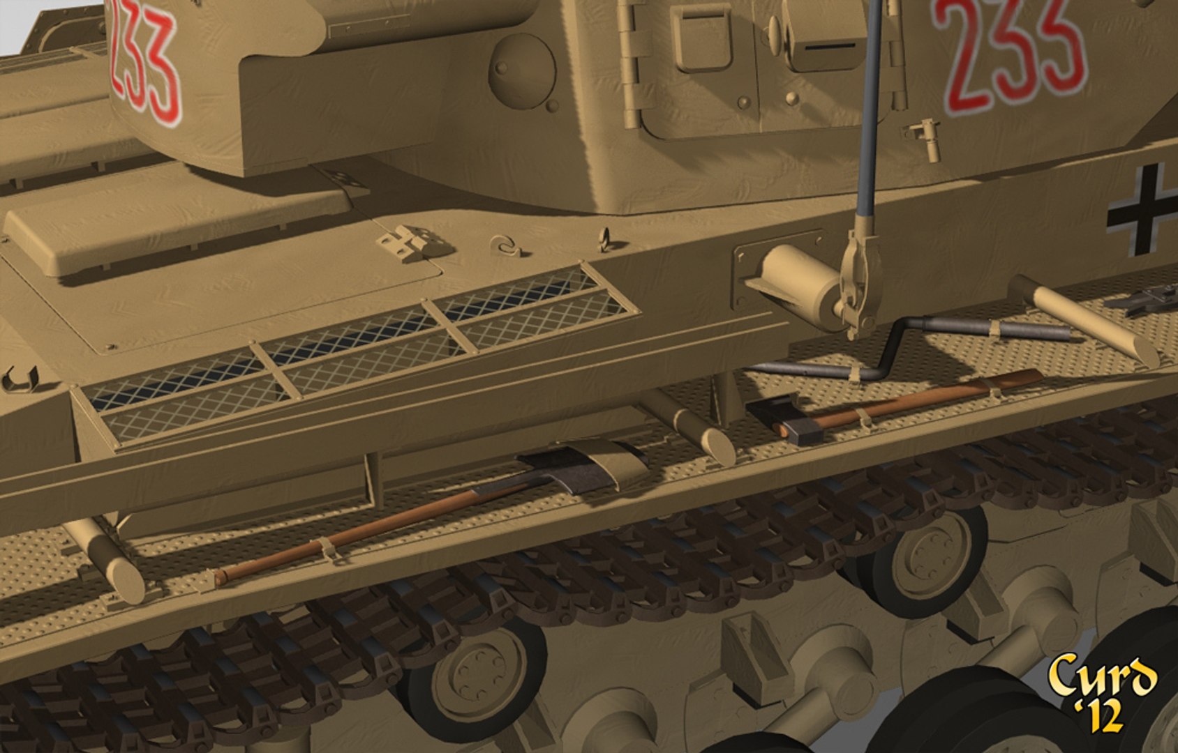 3d Model German Tank Iii