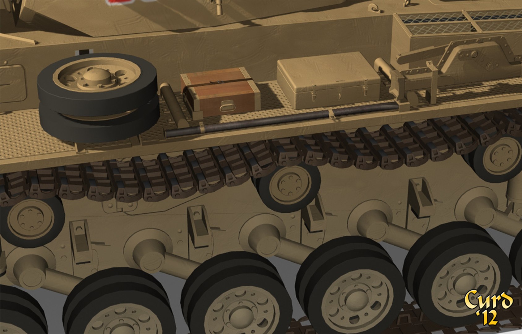 3d Model German Tank Iii