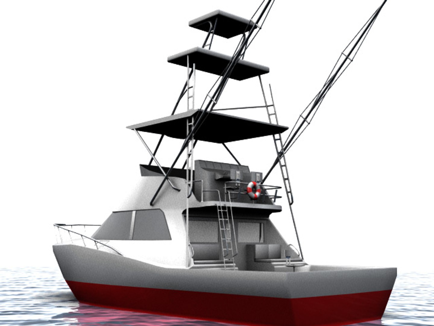 Yacht Cabo 3d Model