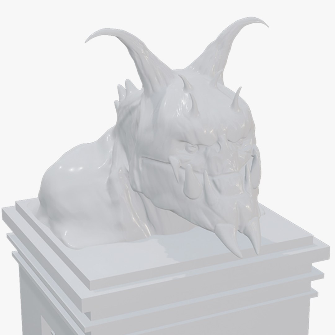 Demon Statue 3D model - TurboSquid 1864538