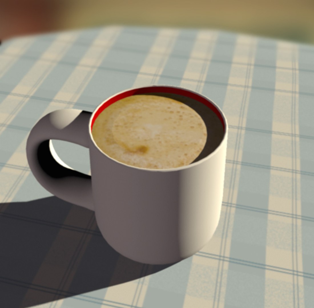 3d model coffee cup