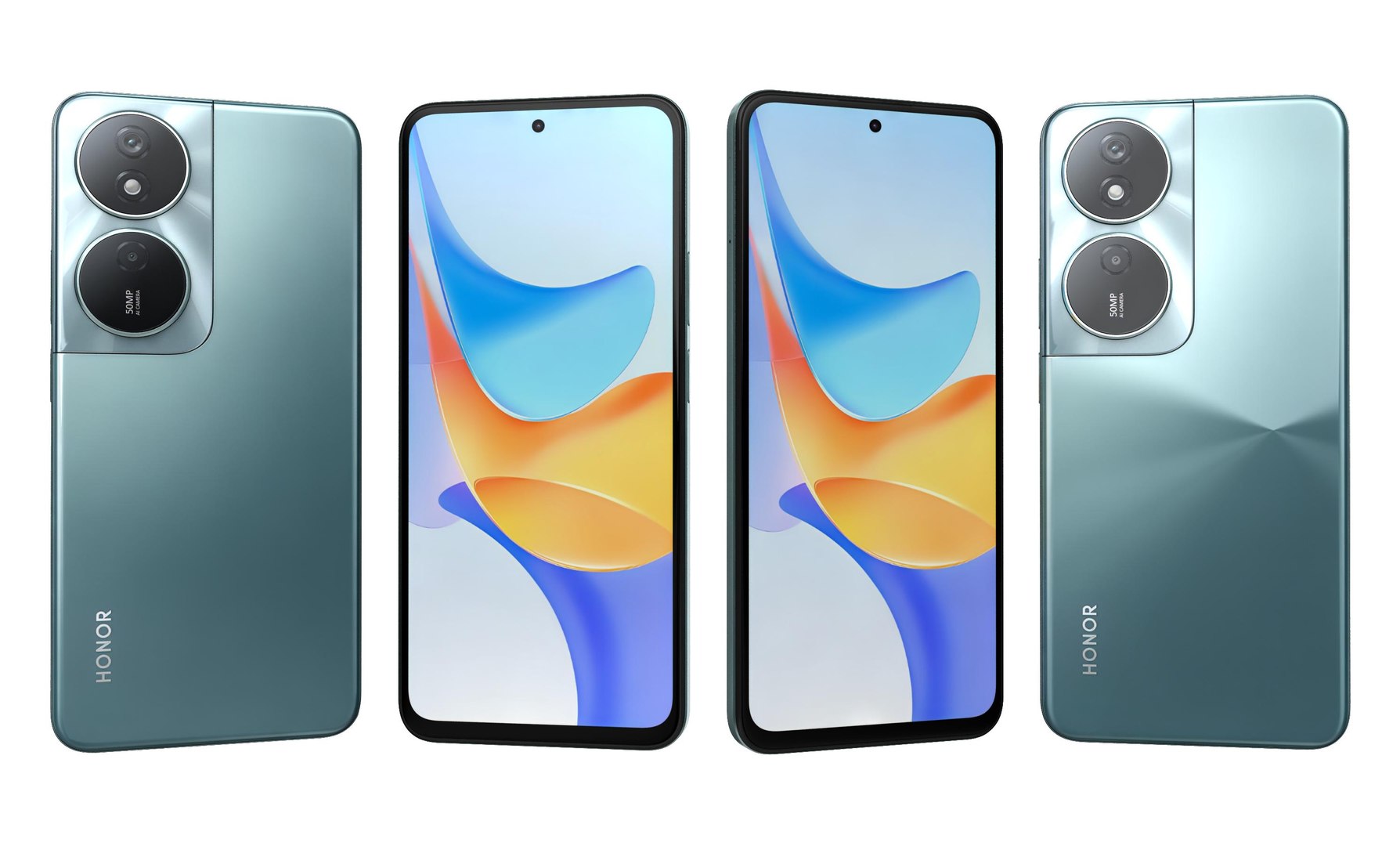 Honor Play 50 Plus Green 3D model - TurboSquid 2139292