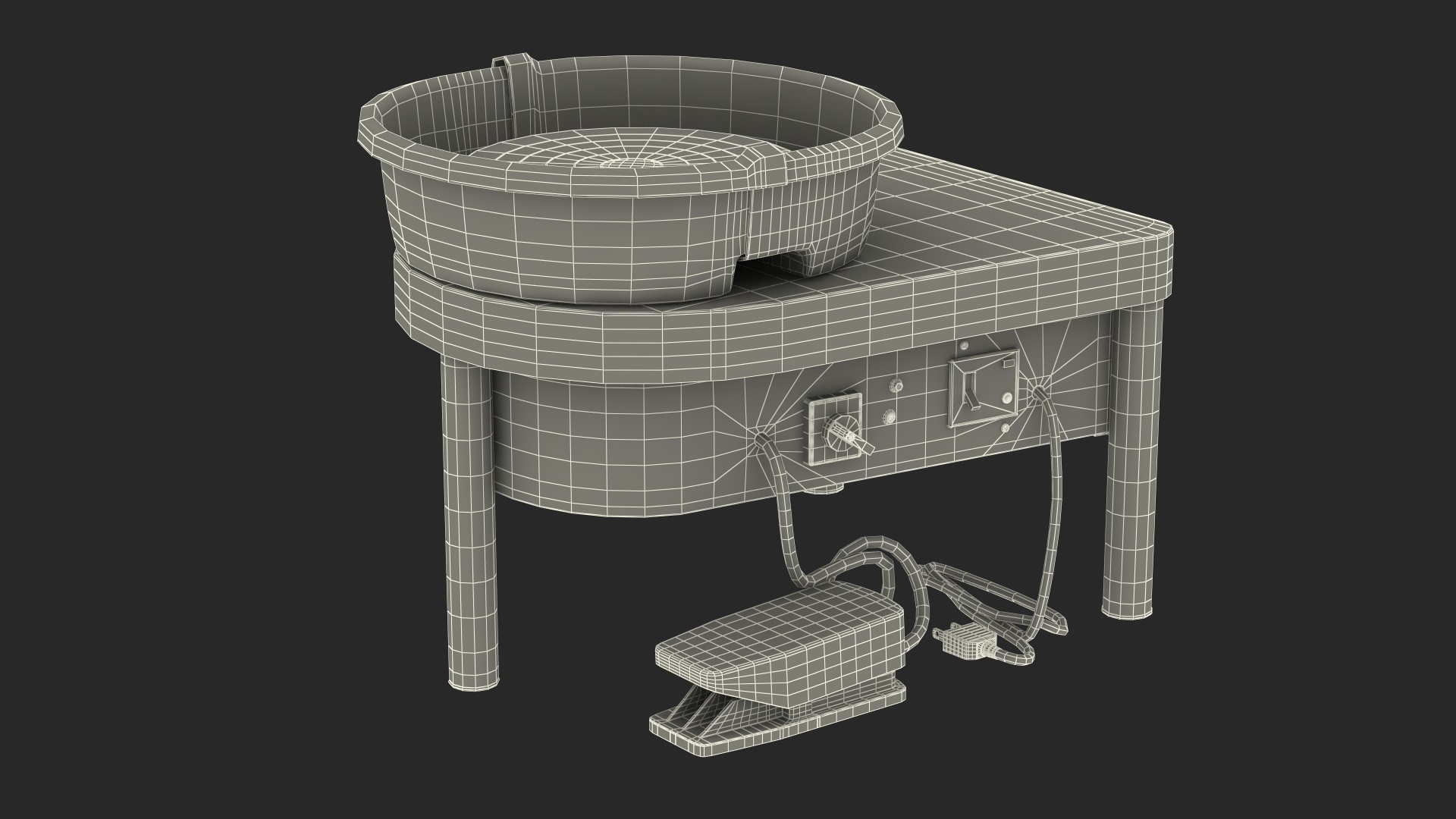 3D Electric Pottery Wheel - TurboSquid 1968397