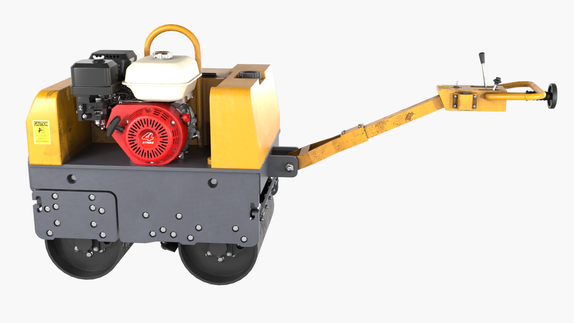 Road Roller Model - TurboSquid 1968652