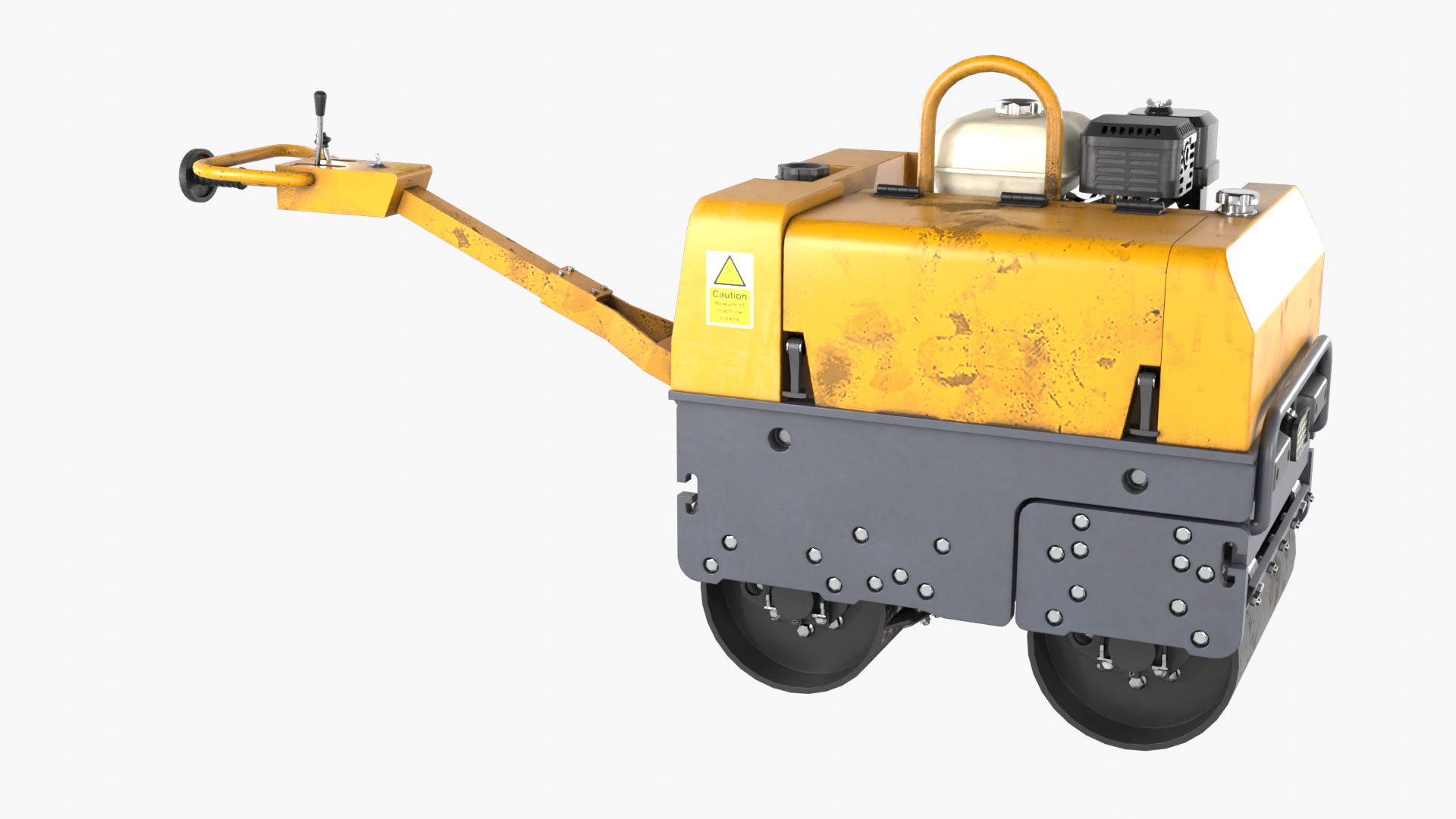 Road Roller Model - TurboSquid 1968652
