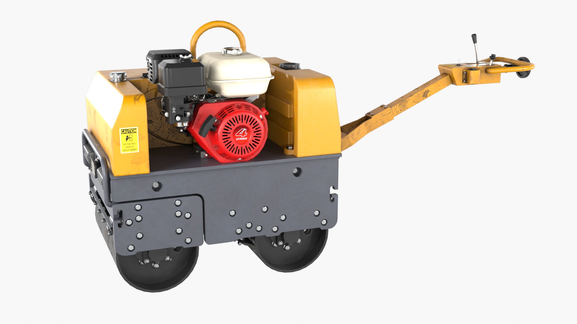 Road Roller Model - TurboSquid 1968652
