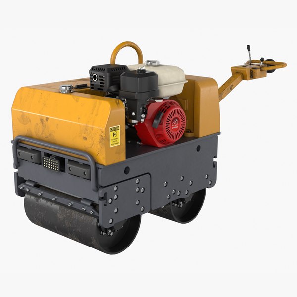 Road Roller model - TurboSquid 1968652