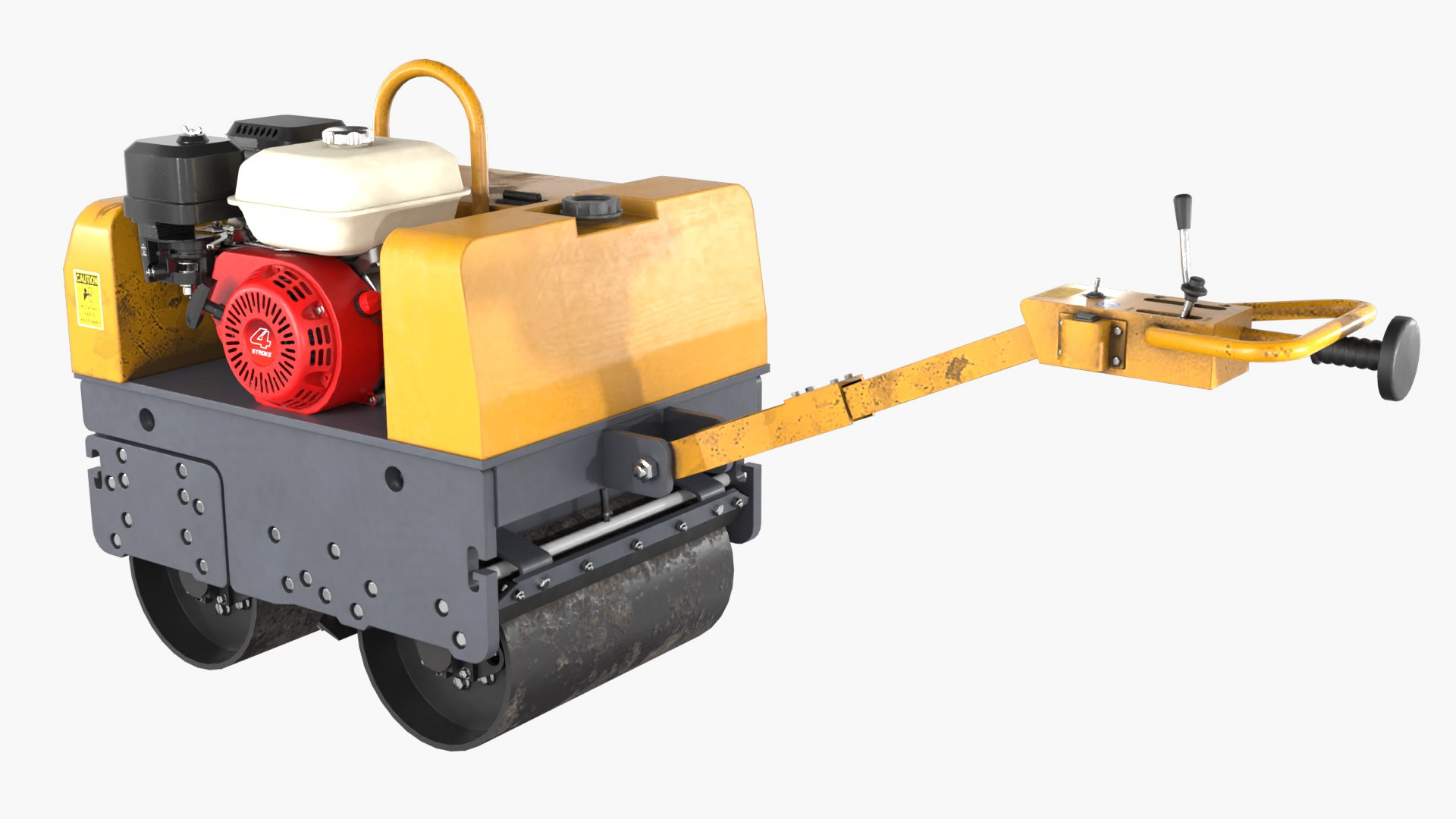 Road Roller Model - TurboSquid 1968652