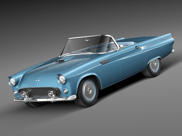 Ford Thunderbird 3D Models for Download | TurboSquid