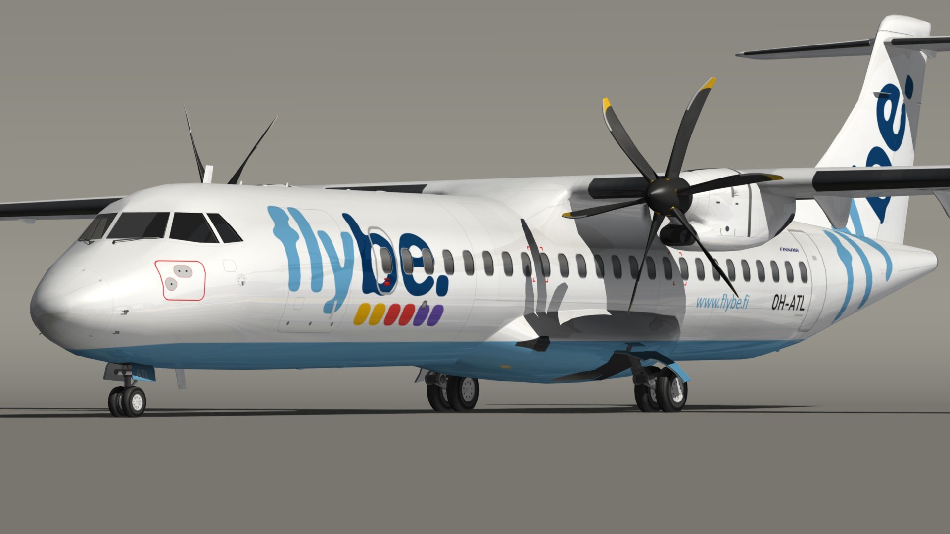 3D ATR 72 Flybee - TurboSquid 1986780