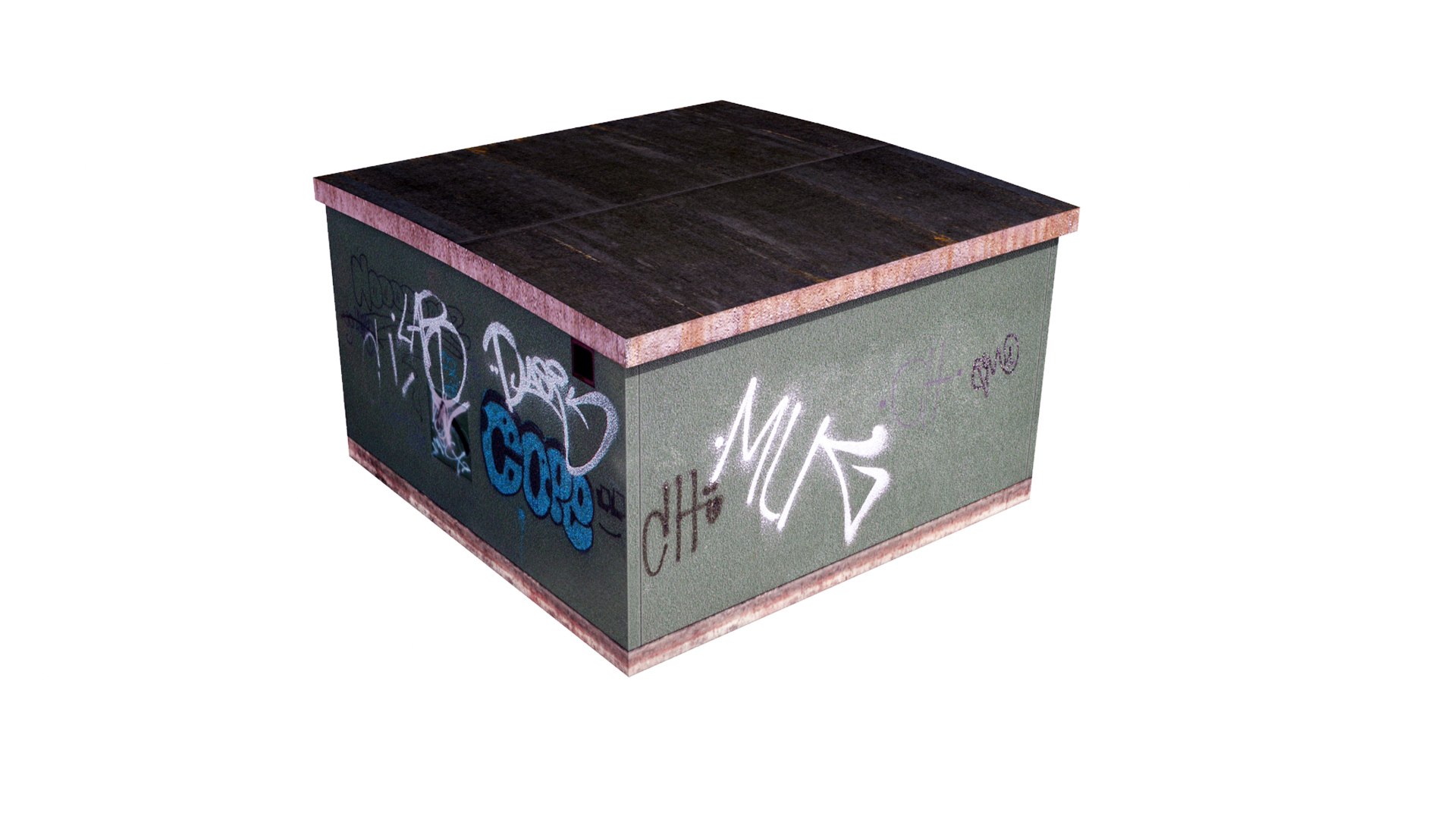 Ready telephone exchange building concrete model - TurboSquid 1273734