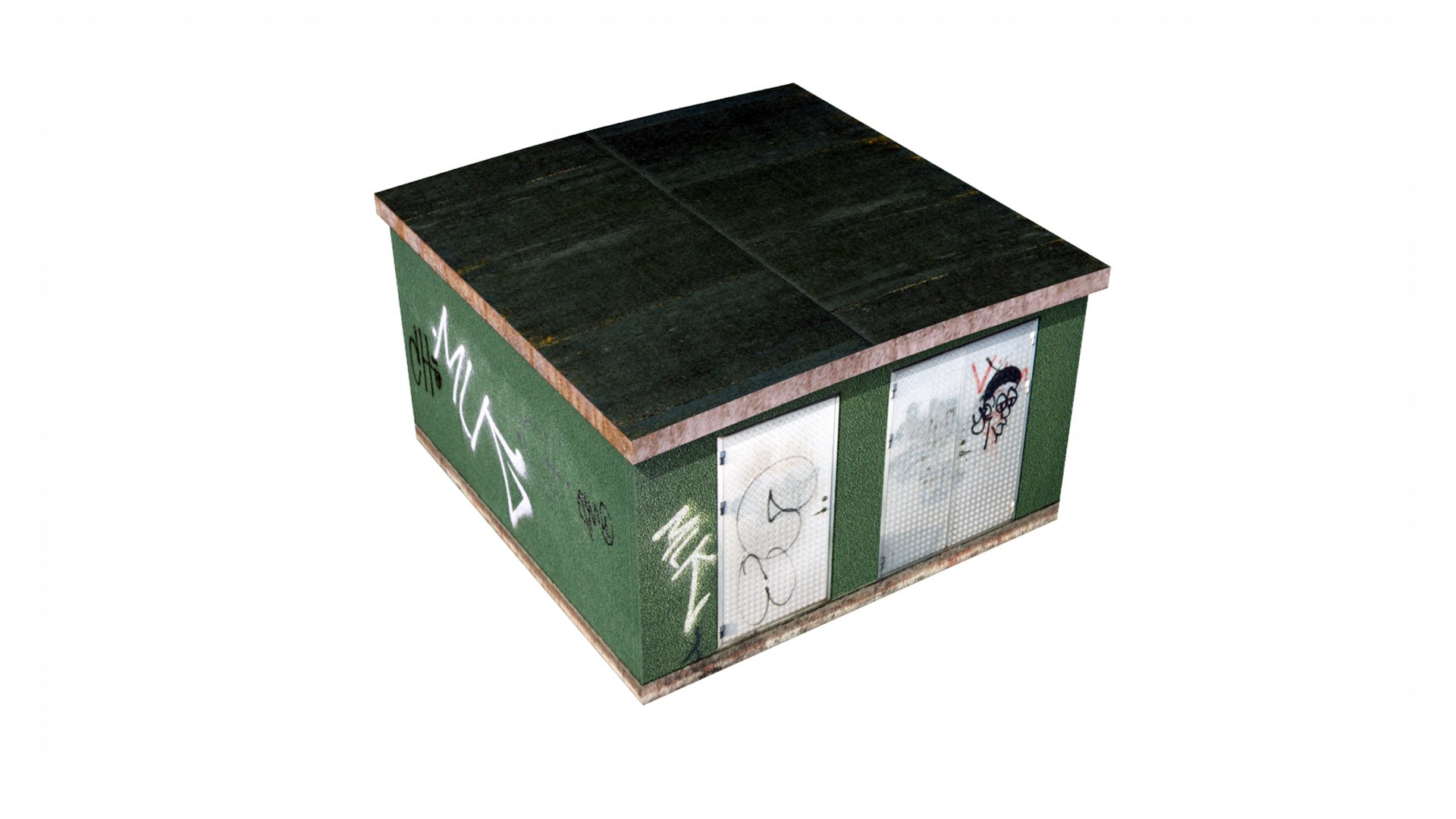 Ready telephone exchange building concrete model - TurboSquid 1273734