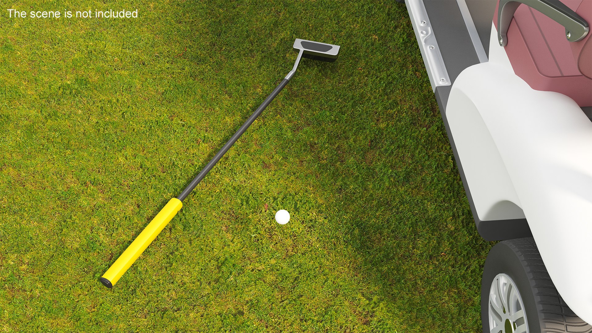 3D Model Golf Club Putter - TurboSquid 2146037