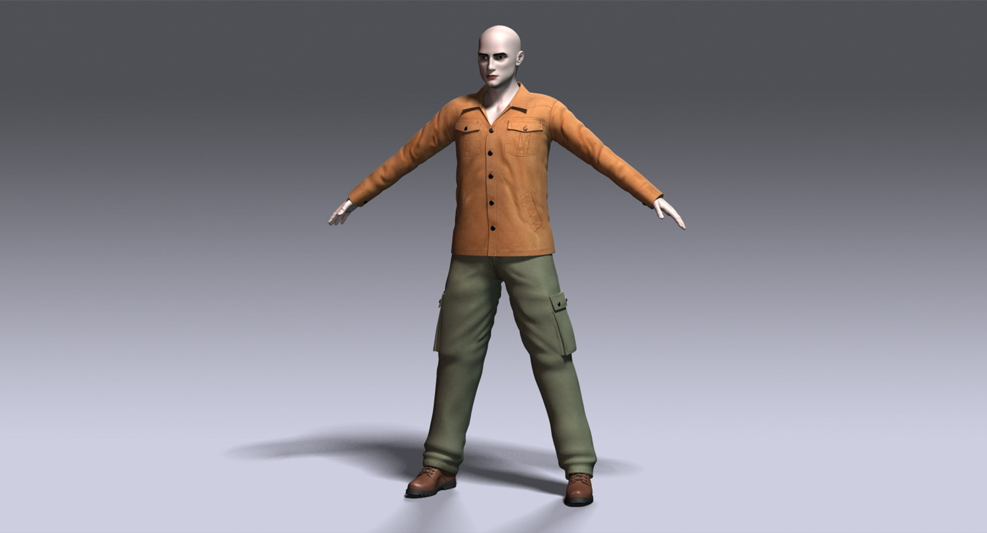 3d mens clothing 3 model