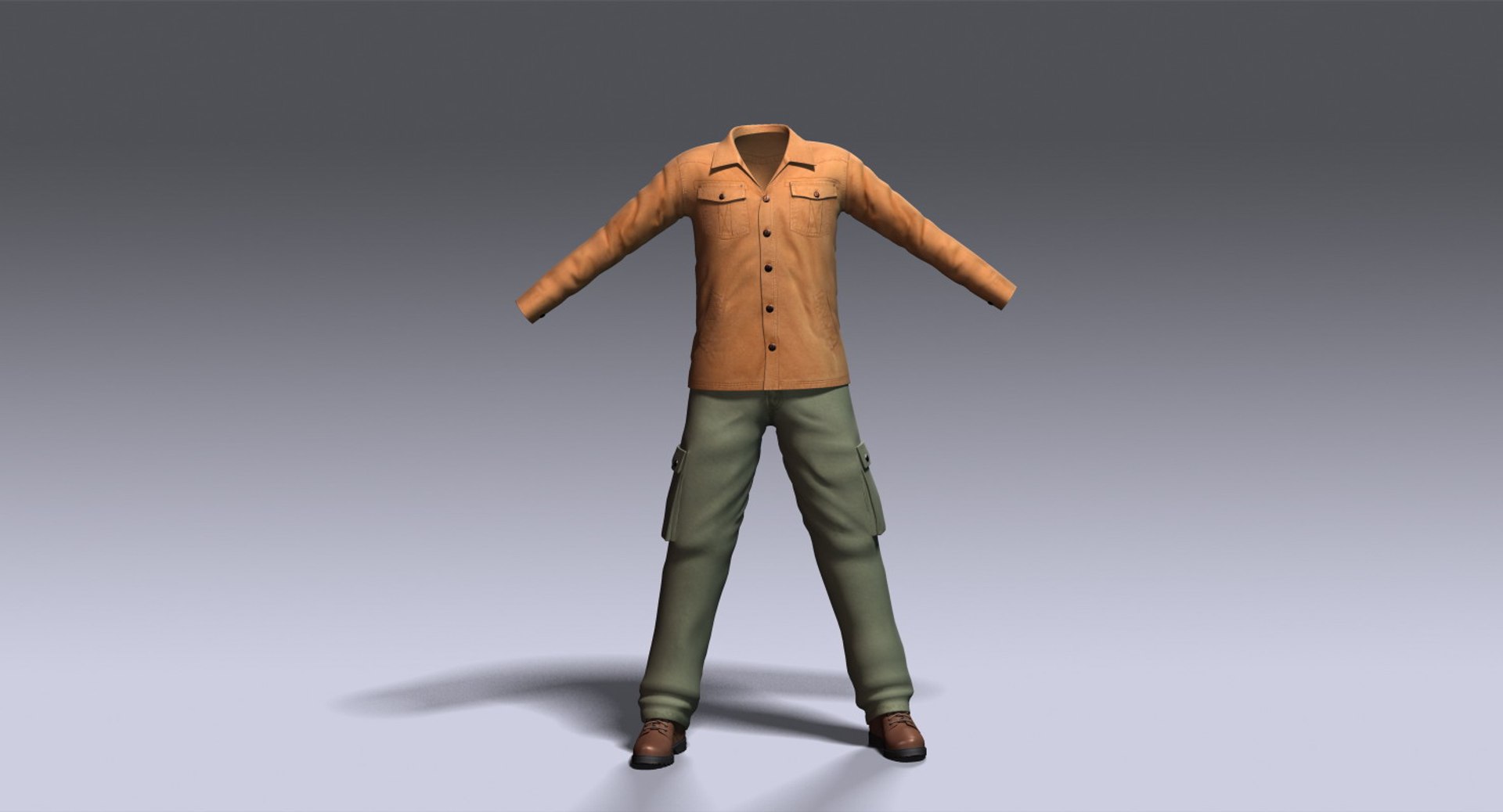 3d mens clothing 3 model