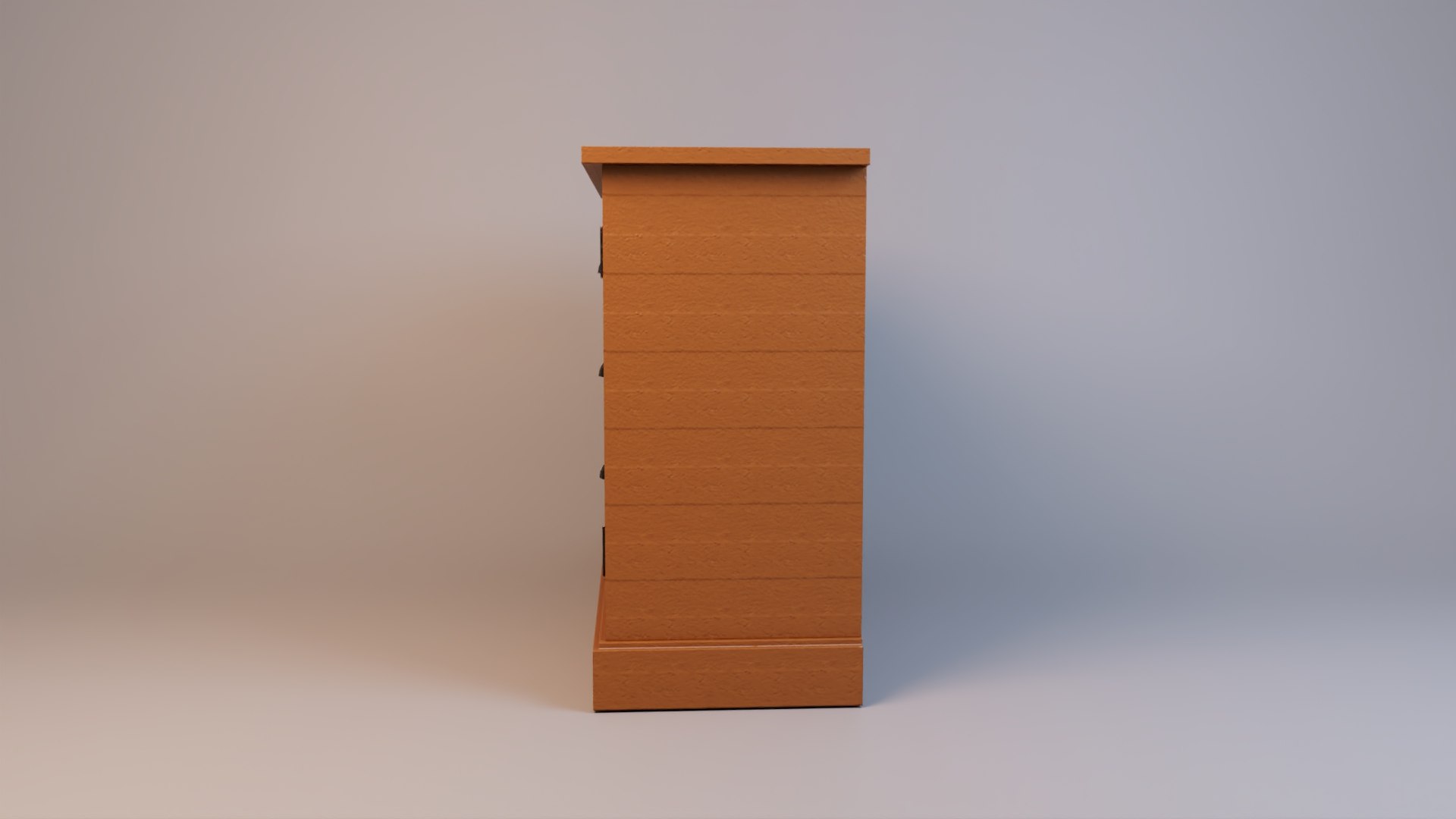 3D Model Wooden Side Board - TurboSquid 2225172