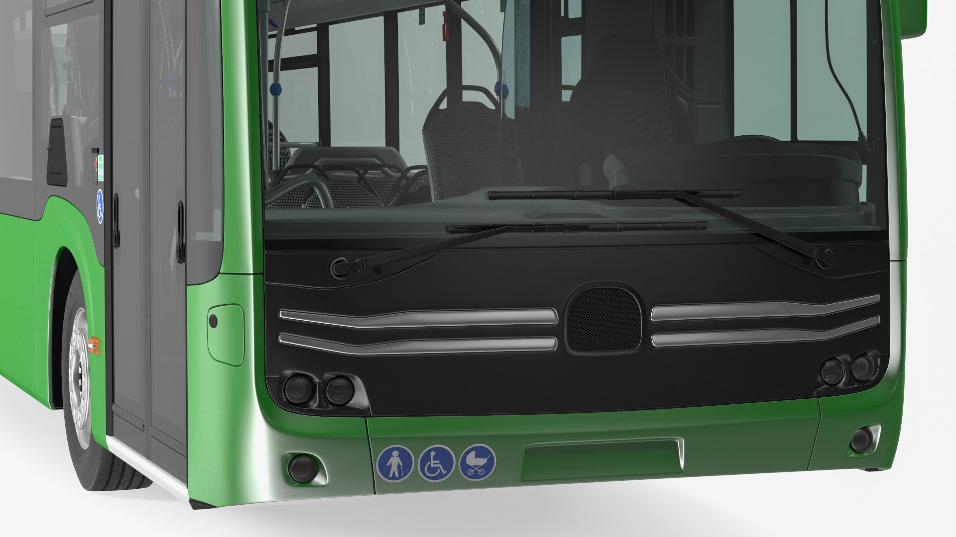 3D model City Bus Two Doors - TurboSquid 1953131