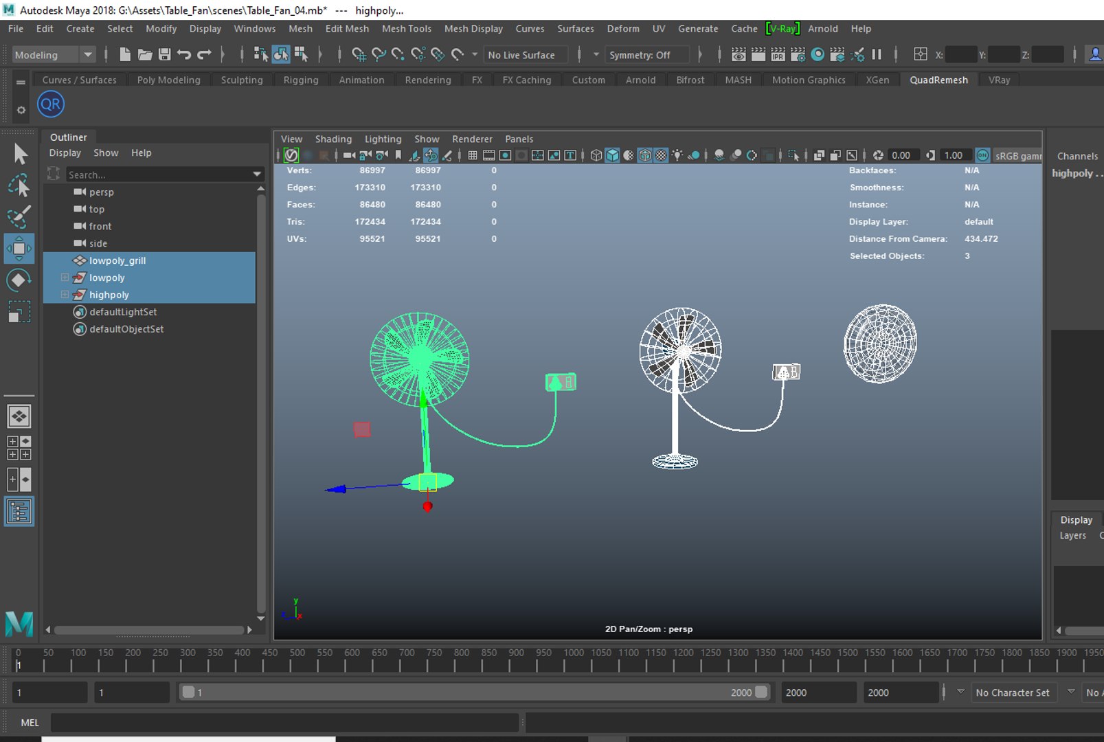 3D Standing Fan Animated - TurboSquid 1739614