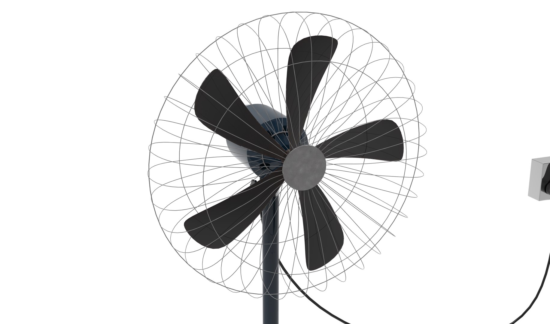 3D Standing Fan Animated - TurboSquid 1739614