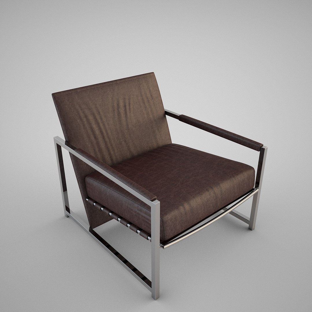 Minotti Atlan Armchair 3d Obj