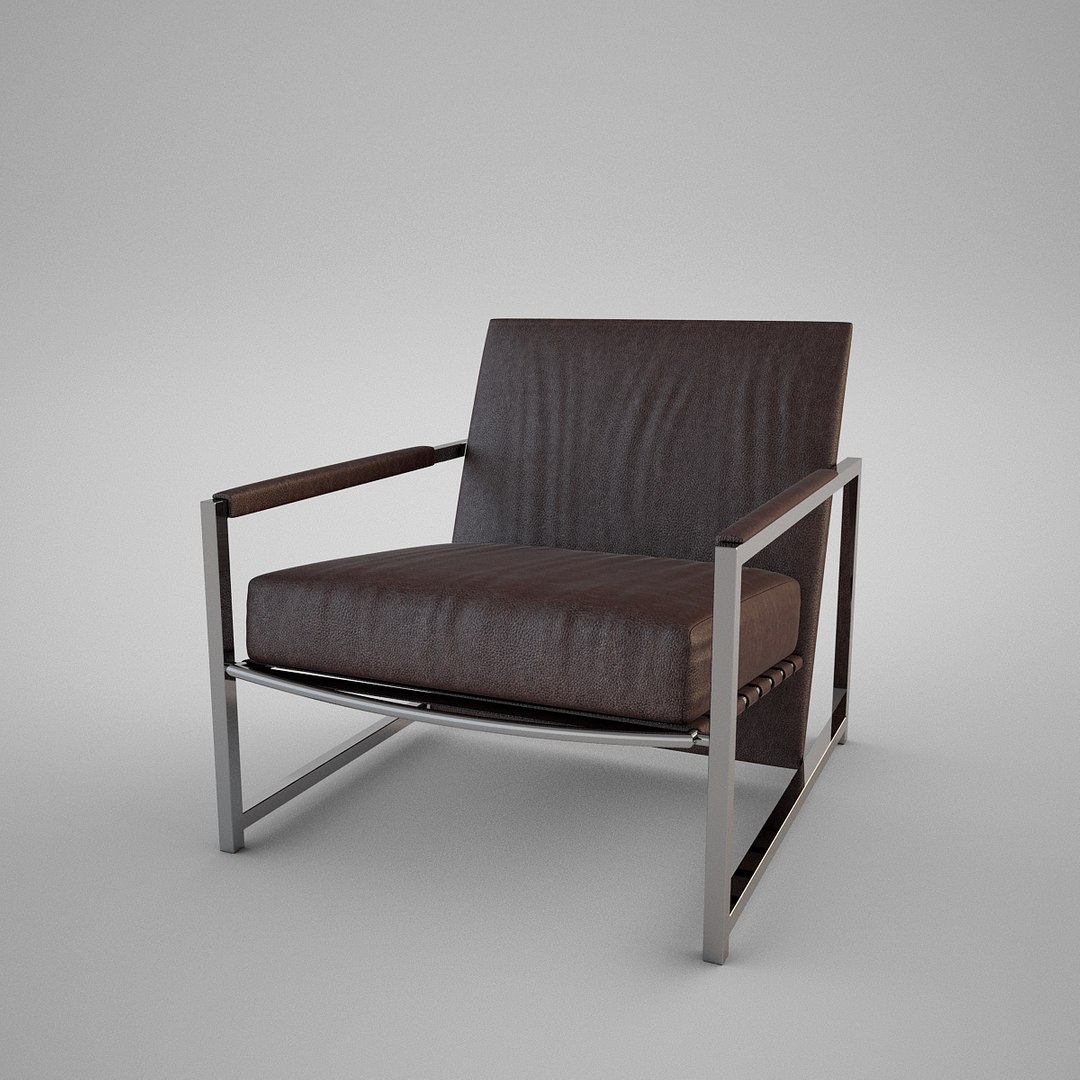 Minotti Atlan Armchair 3d Obj