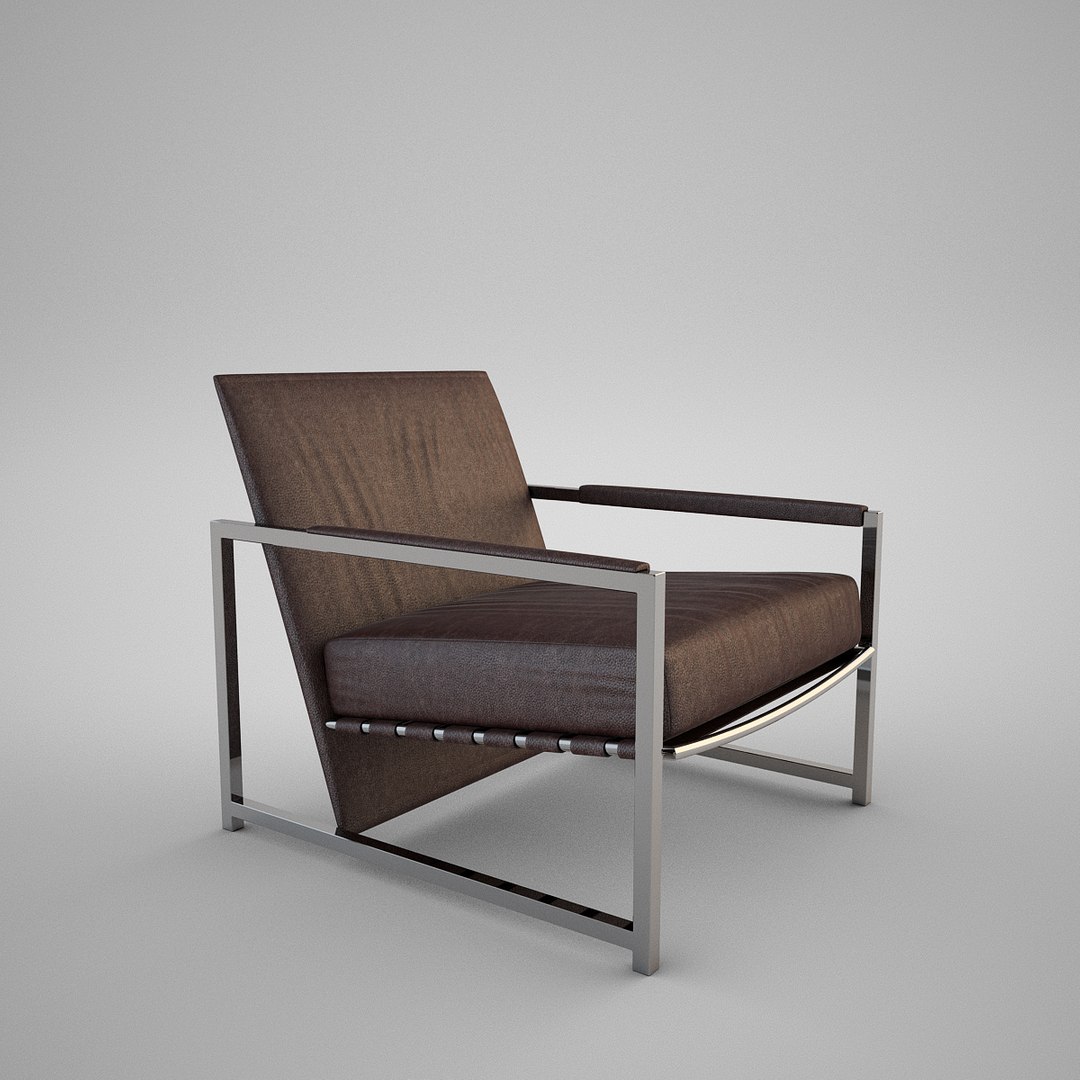Minotti Atlan Armchair 3d Obj
