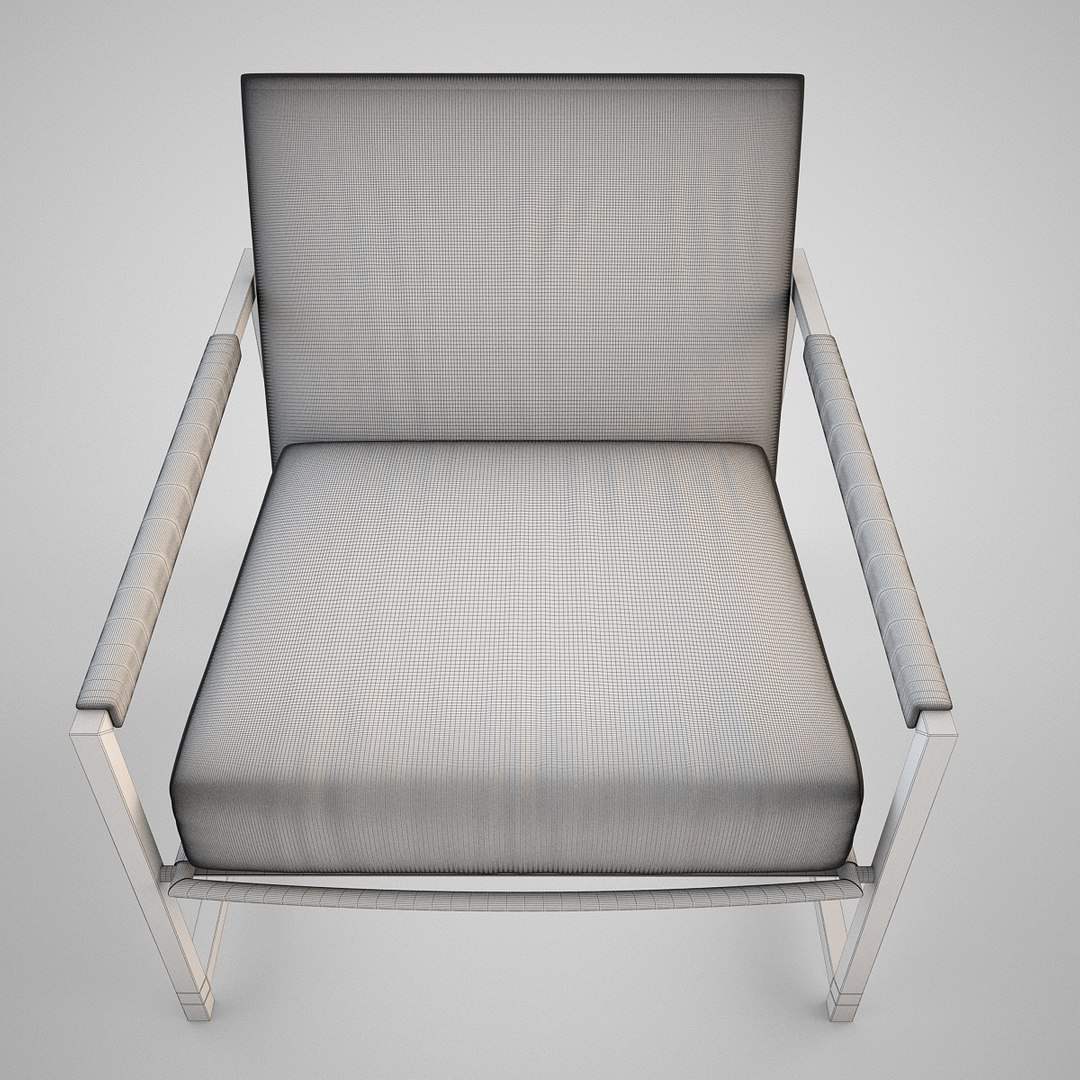 Minotti Atlan Armchair 3d Obj