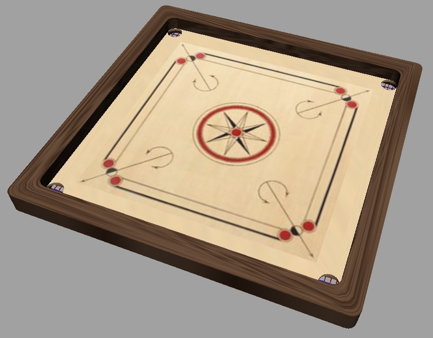 3d model carrom board