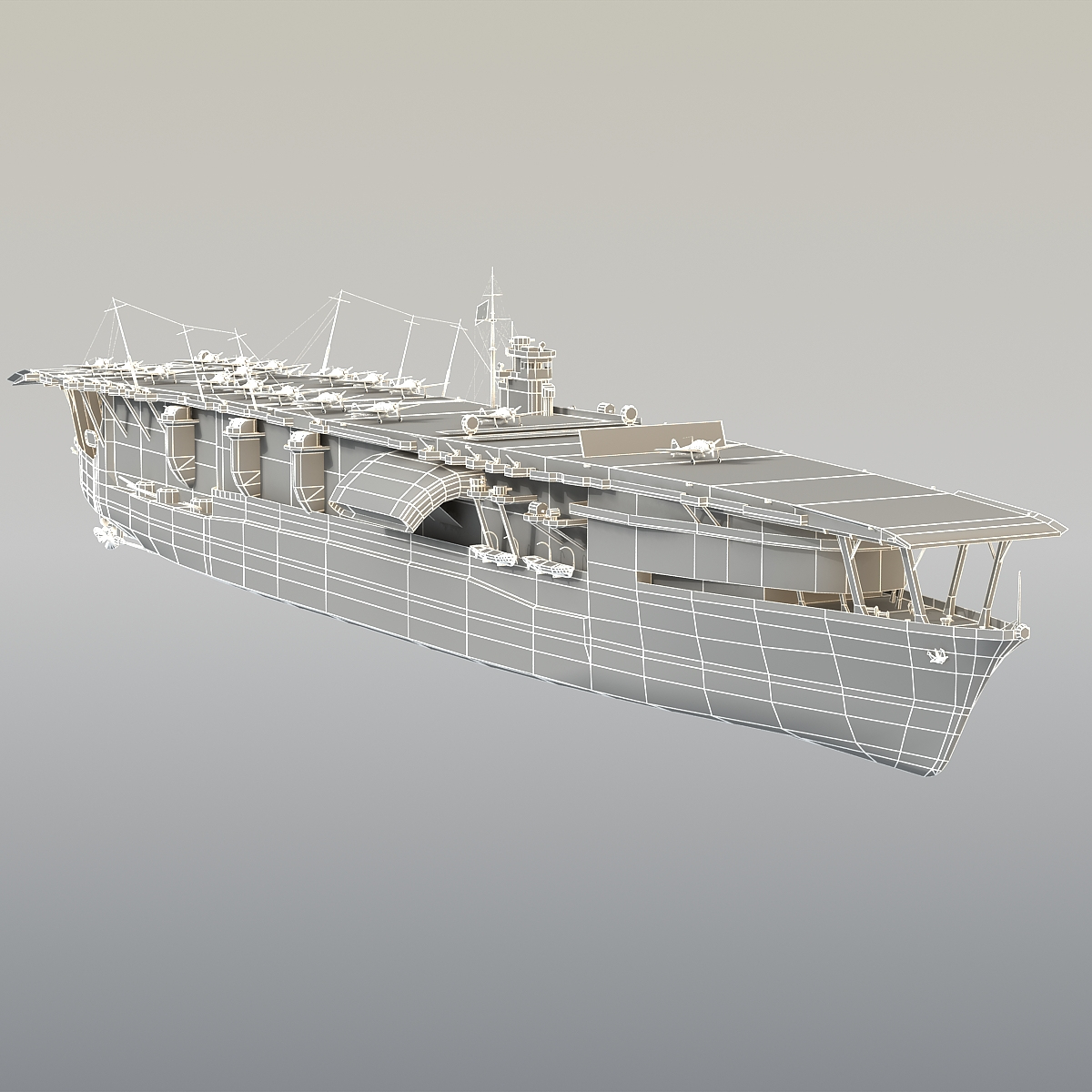 3D japanese akagi - TurboSquid 1227276