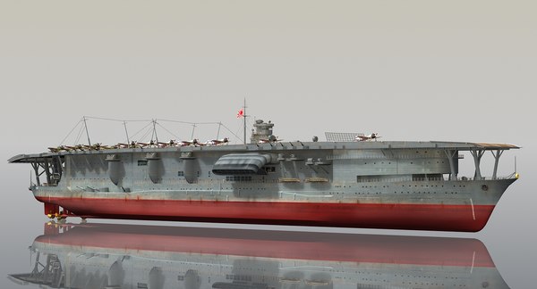 3D japanese akagi - TurboSquid 1227276