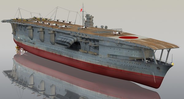 3D japanese akagi - TurboSquid 1227276