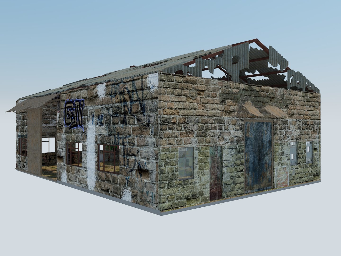 Old Warehouse 3 Interior And Exterior 3D Model - TurboSquid 2121008