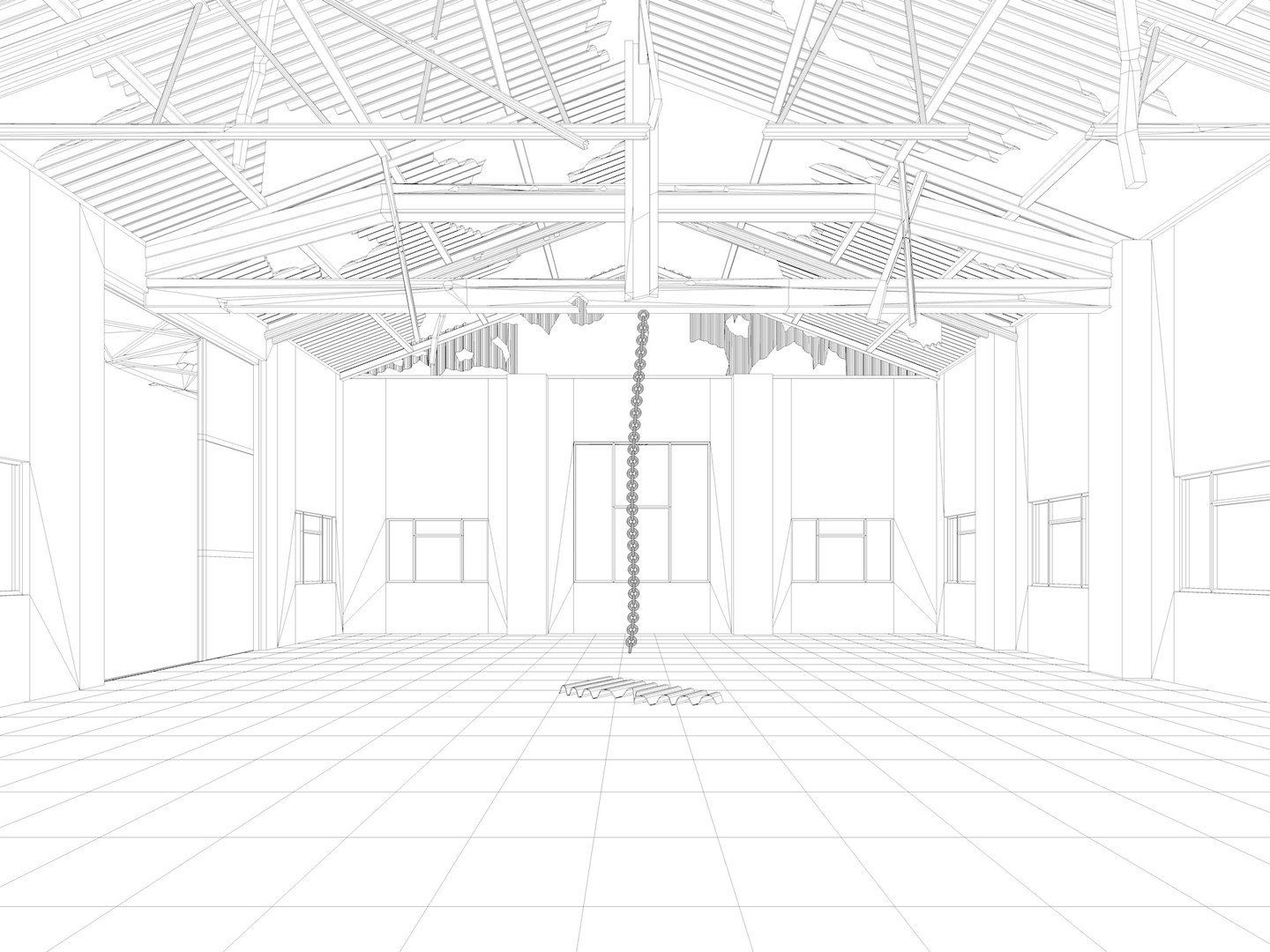 Old Warehouse 3 Interior And Exterior 3D Model - TurboSquid 2121008