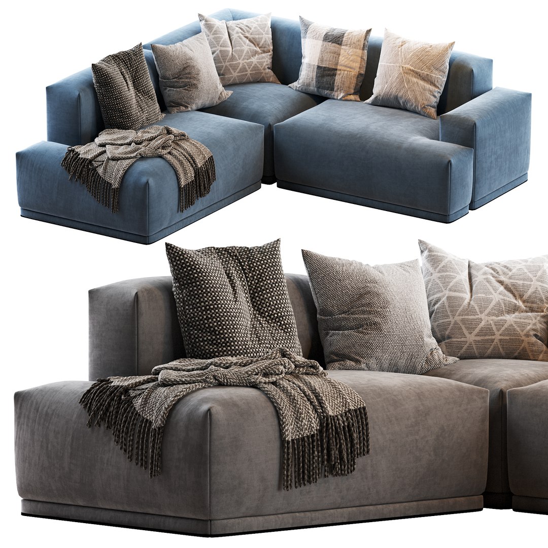 CONNECT MODULAR SOFA 3D Model - TurboSquid 1779744