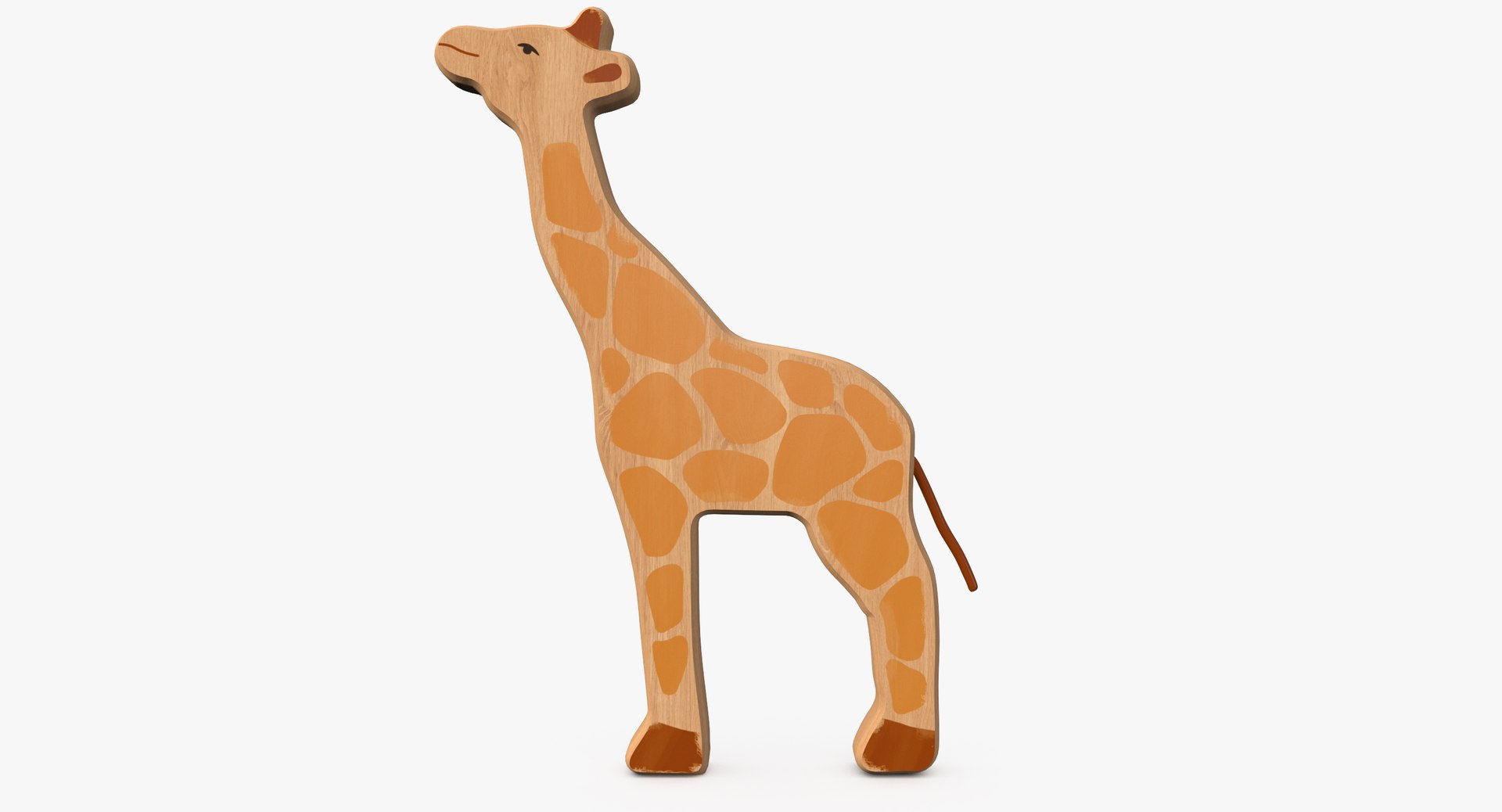 Wooden Animals Toy 3D Model - TurboSquid 1390367