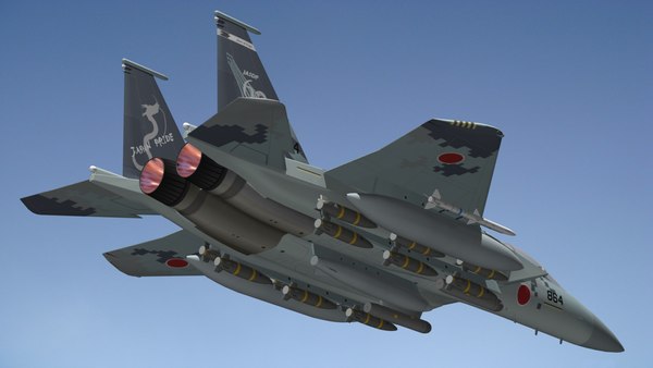 Mitsubishi F-15J 3D model - TurboSquid 1829245