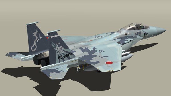 Mitsubishi F-15J 3D model - TurboSquid 1829245